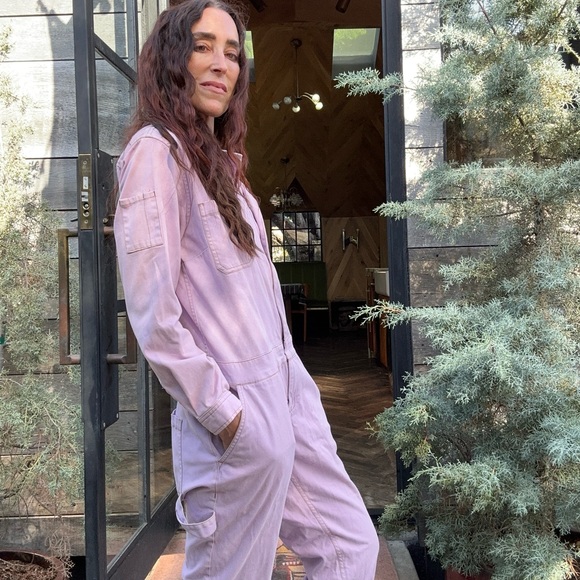Wildfang | Pants & Jumpsuits | Wildfang Lavender Jumpsuit | Poshmark